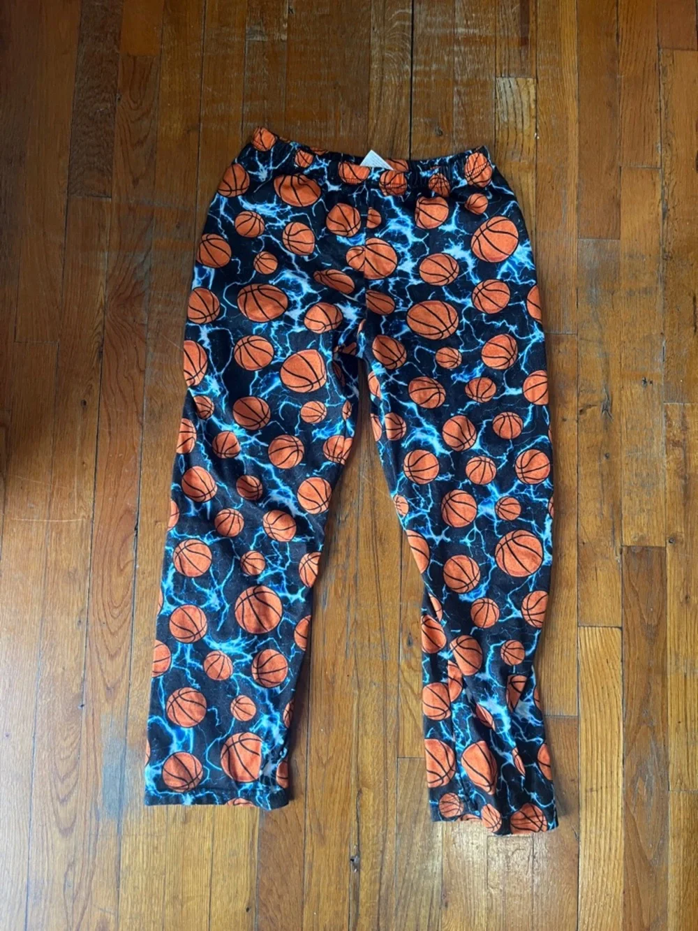 Bottoms | Kids Orange Basketball Print Lounge Pants | Poshmark